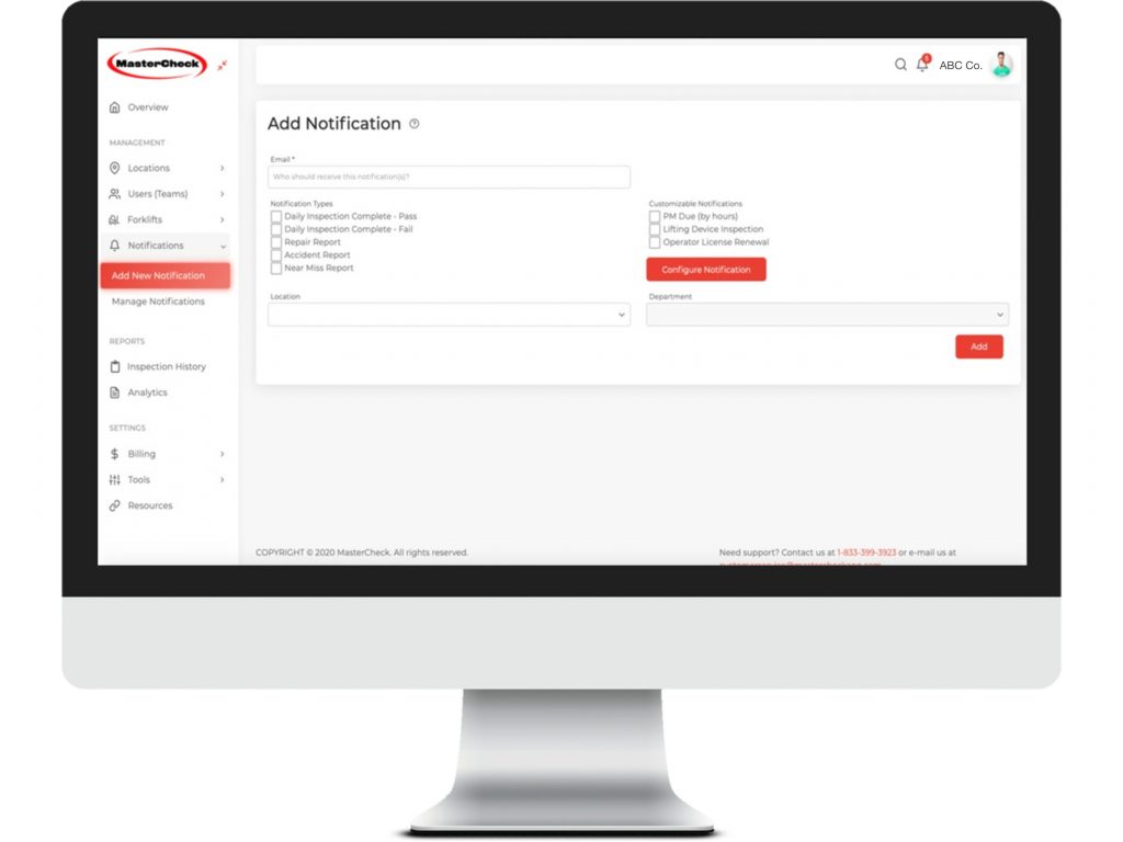 Paperless Forklift Inspection App and Software | MasterCheck